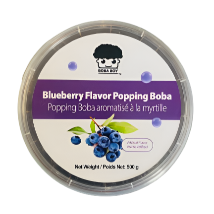 "Boba Boy" Blueberry Popping Boba [500g] | TastyEnterprises