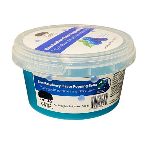 "Boba Boy" Blue Raspberry Popping Boba [500g] | TastyEnterprises