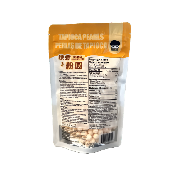 "Boba Boy" Quick Cooking Tapioca - Orange Flavour (250g) | TastyEnterprises
